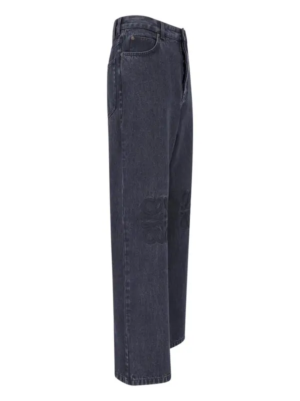 Loewe Wide Leg Anagram Jeans