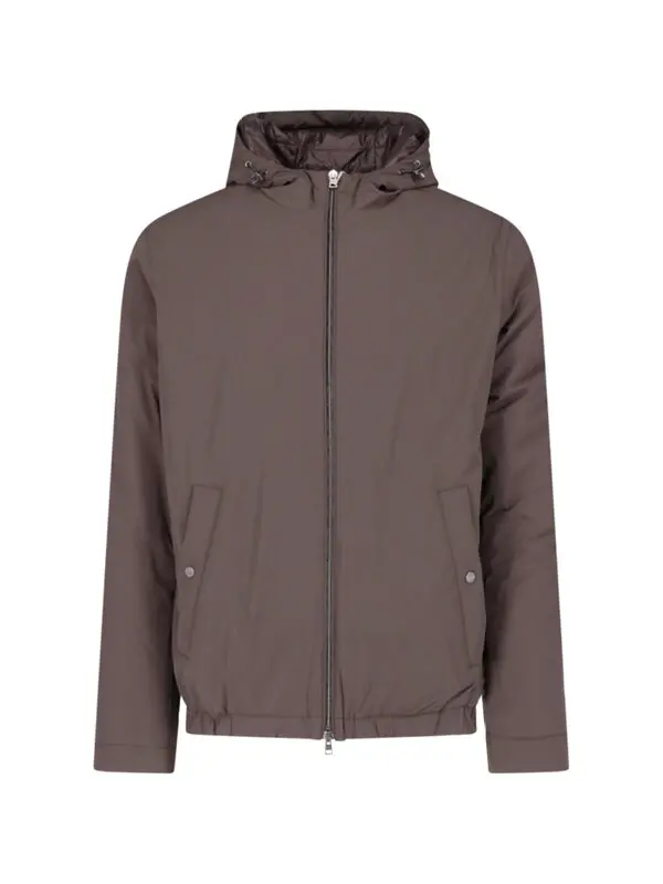 Herno Hooded Jacket "resort - Brown