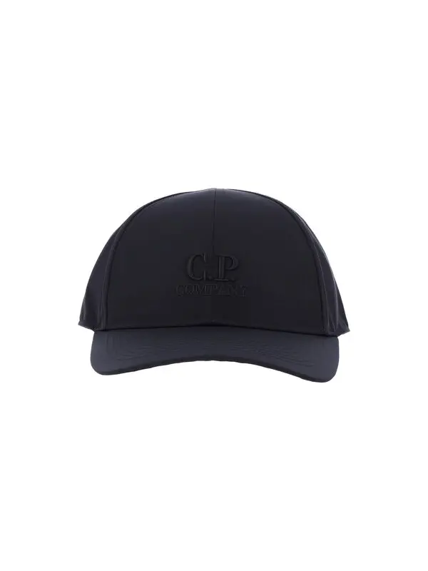 C.P. COMPANY Baseball Cap Logo "chrome-r - Black