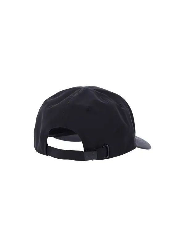 C.P. COMPANY Baseball Cap With Embroidered Logo - Black