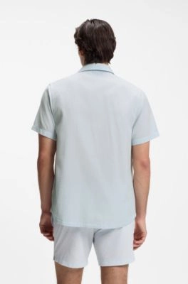 BOSS Regular-fit Shirt In Seersucker Fabric