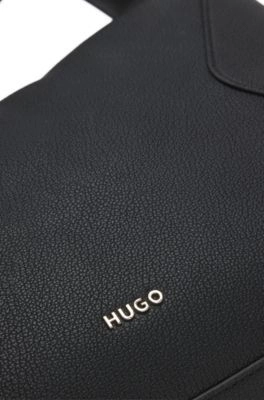 Hugo Hobo Bag With Gold-tone Logo Hardware
