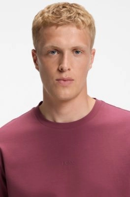 BOSS Relaxed-fit T-shirt With A Layered Logo Print