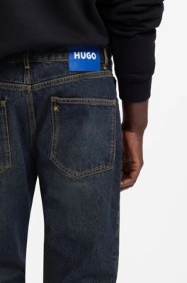 Hugo Regular-fit Jeans In Red-cast Denim