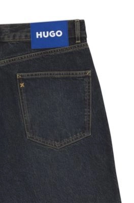 Hugo Regular-fit Jeans In Red-cast Denim