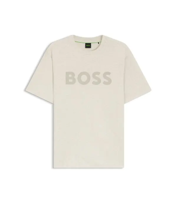 BOSS Cotton T-shirt With Tonal Logo