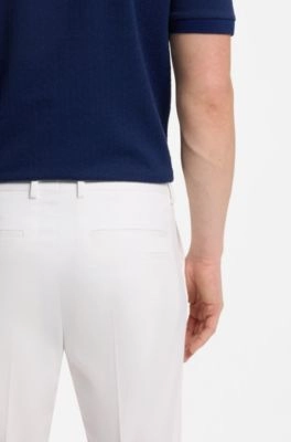 BOSS Slim-fit Trousers In Cotton
