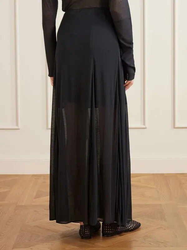 RUOHAN Cocoon Cotton-voile Maxi Skirt