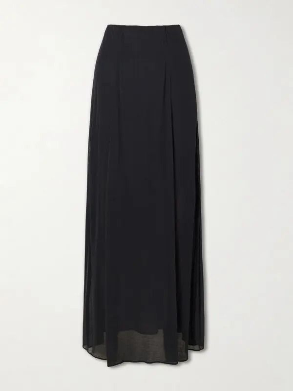 RUOHAN Cocoon Cotton-voile Maxi Skirt