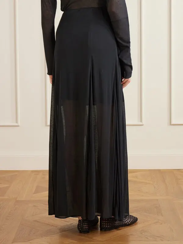 RUOHAN Cocoon Cotton-voile Maxi Skirt