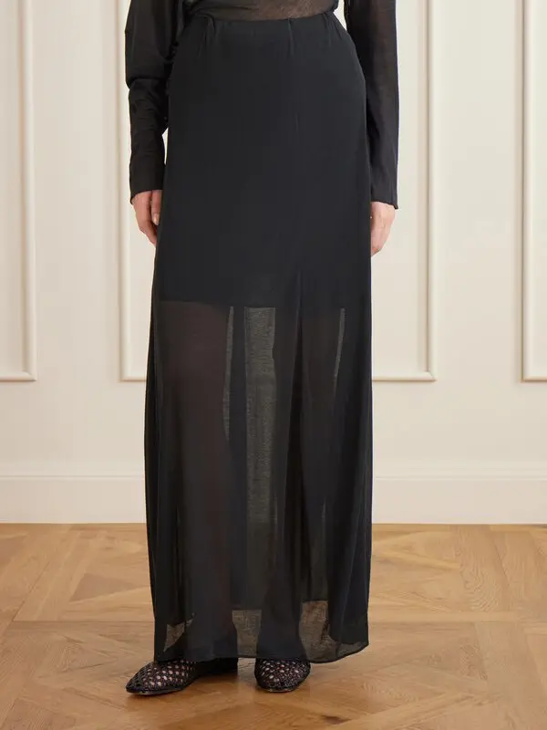 RUOHAN Cocoon Cotton-voile Maxi Skirt