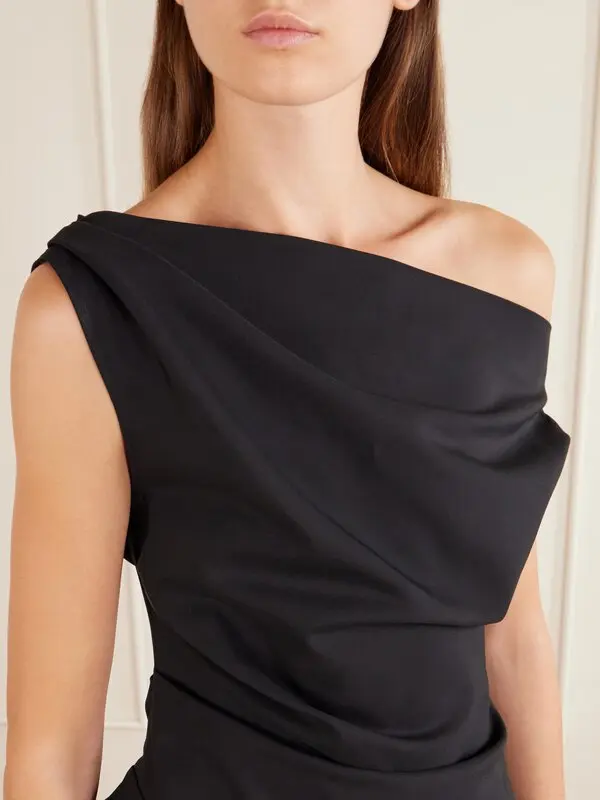 RÓHE Off-the-shoulder Draped Jersey Blouse