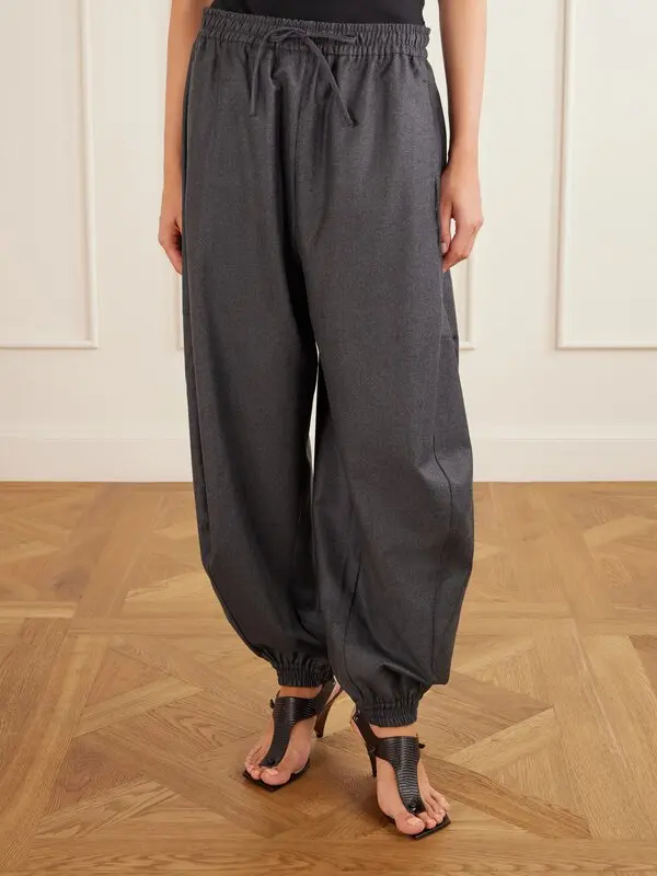 RÓHE Virgin Wool Wide-leg Balloon Pants