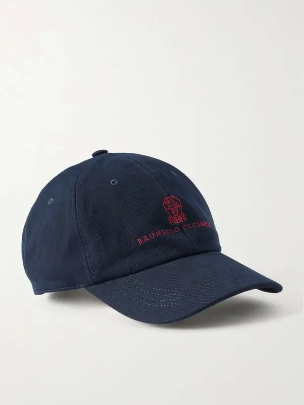 Brunello Cucinelli Baseball Cap - Navy