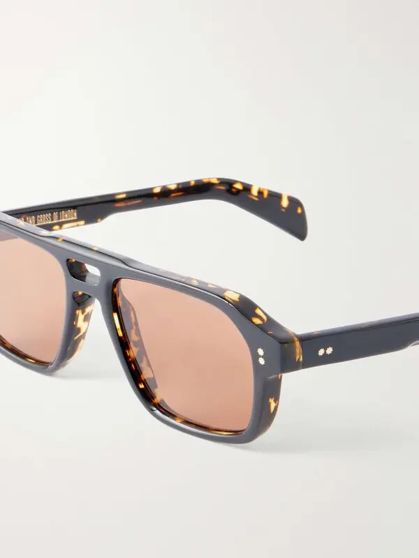 CUTLER AND GROSS Navigator Aviator-style Acetate Sunglasses