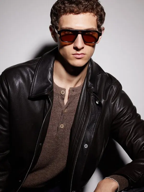 CUTLER AND GROSS Aviator-style Acetate Sunglasses