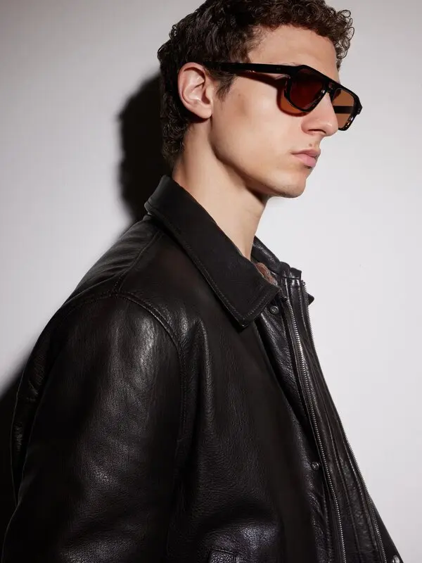 CUTLER AND GROSS Aviator-style Acetate Sunglasses