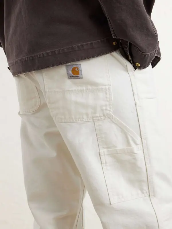 Carhartt Work In Progress Double Knee Straight-leg Cotton-canvas Carpenter Trousers
