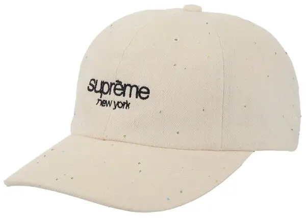 Supreme Sequin Denim Classic Logo 6panel