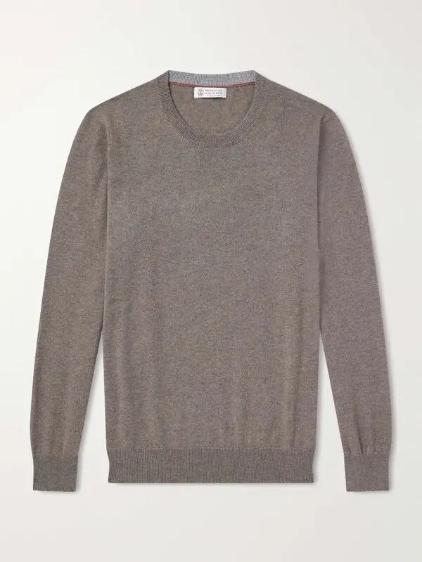 Brunello Cucinelli Slim-fit Cashmere Sweater