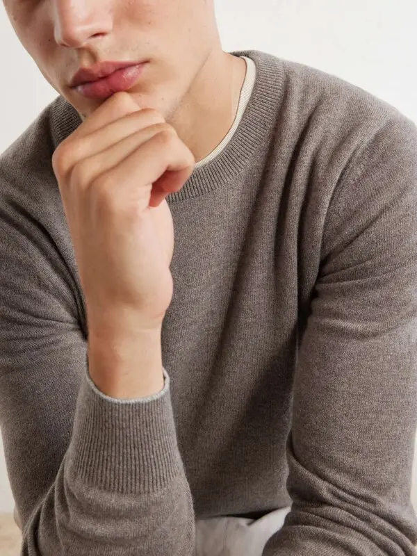 Brunello Cucinelli Slim-fit Cashmere Sweater