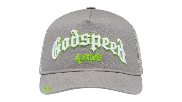 GODSPEED Forever Trucker Hat - Grey/lime
