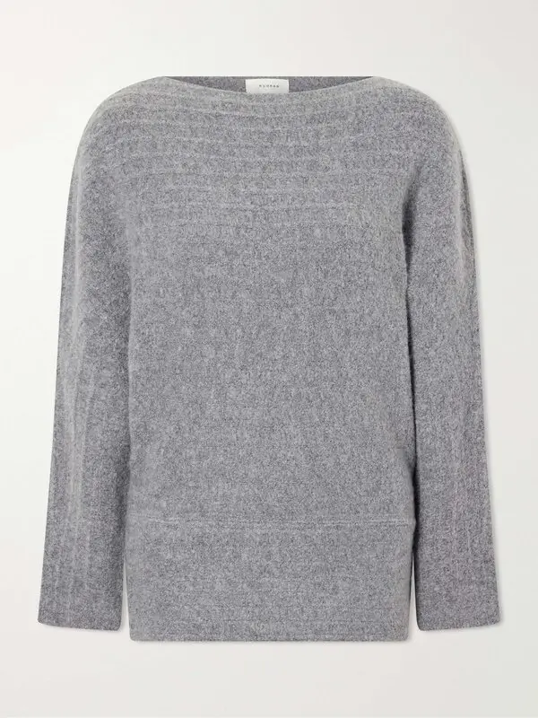 RUOHAN Selva Cashmere-blend Sweater - Light Gray