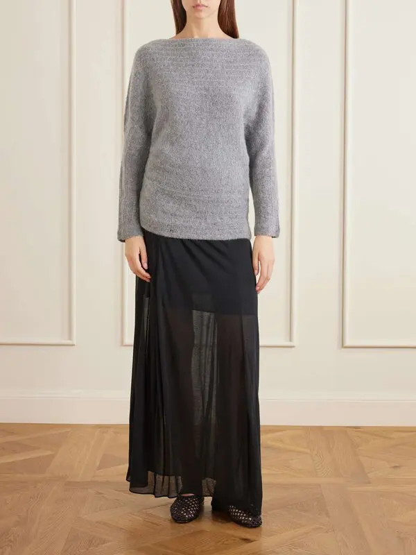 RUOHAN Selva Cashmere-blend Sweater - Light Gray