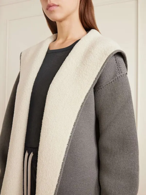 Rick Owens Reversible Knitted Wool-blend Cardigan