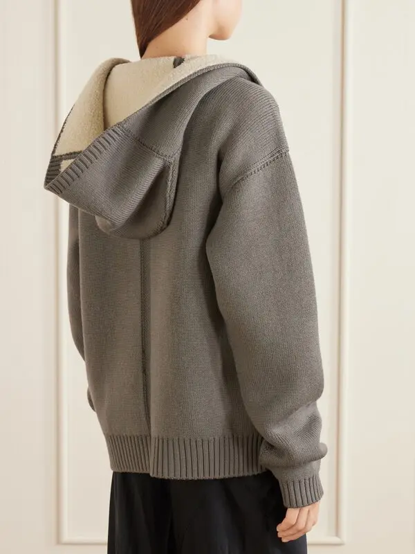 Rick Owens Reversible Knitted Wool-blend Cardigan