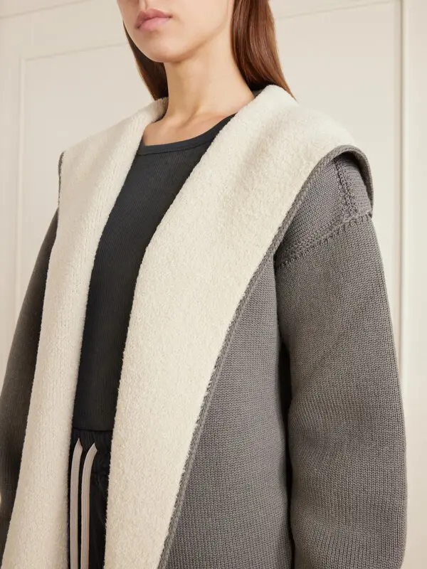 Rick Owens Reversible Knitted Wool-blend Cardigan