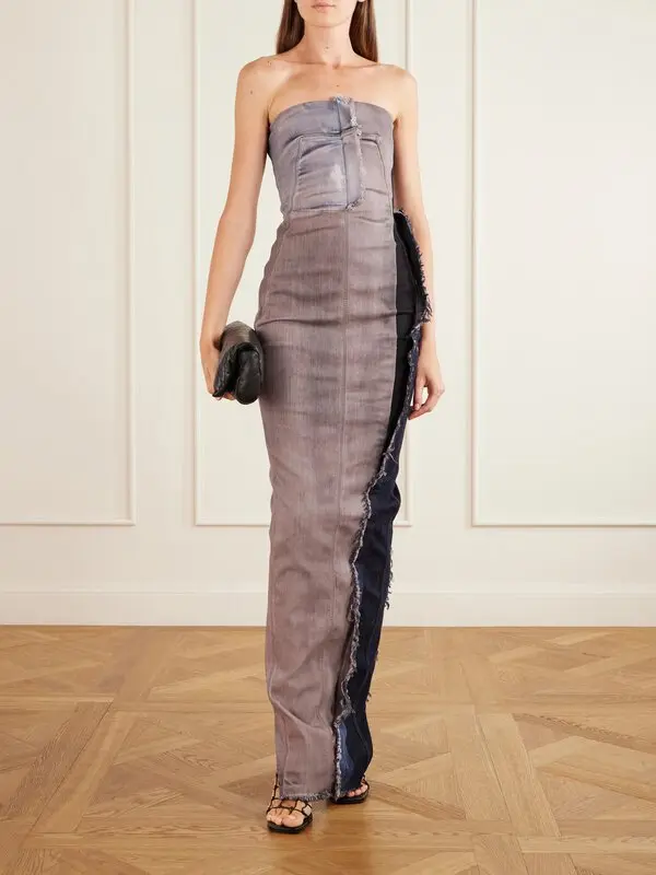 Rick Owens Baguette Logo-debossed Crinkled Leather Clutch - Black