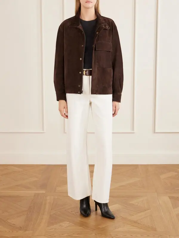 NILI LOTAN Cirque Suede Jacket