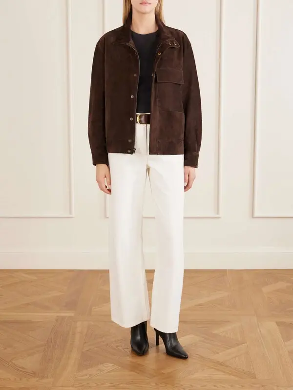 NILI LOTAN Cirque Suede Jacket