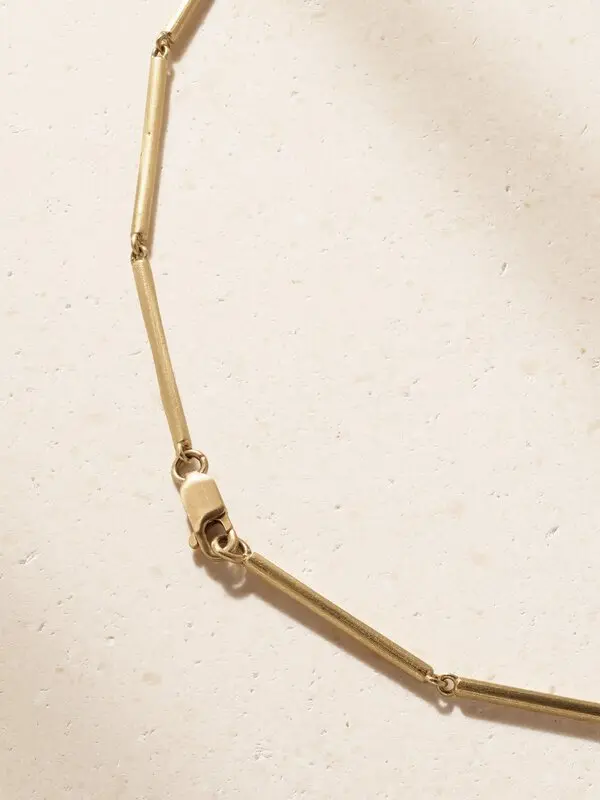 Marisa Klass 18-karat Yellow Gold And Quartz Necklace
