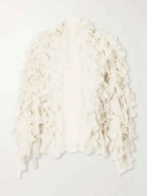MARMAR HALIM Layered Cape-effect Georgette Jacket