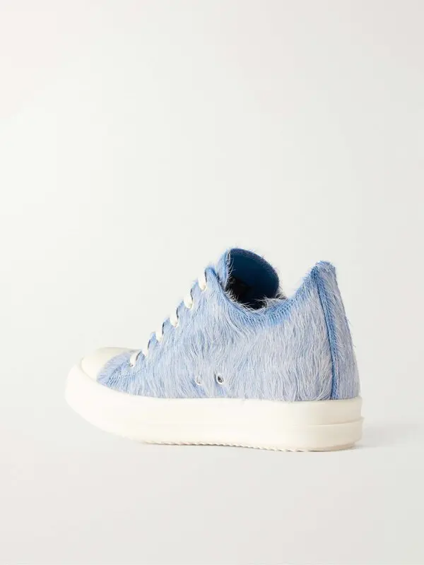 Rick Owens Ramones Calf-hair And Leather Sneakers