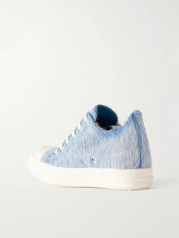 Rick Owens Ramones Calf-hair And Leather Sneakers