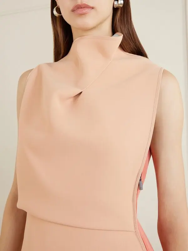 Maticevski Lash" Cape-effect Midi Dress