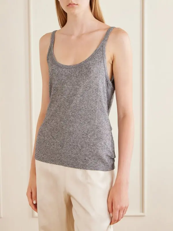 Loulou De Saison Roni Ribbed Jersey Camisole
