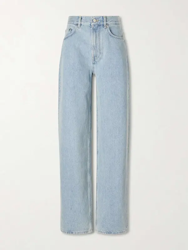 Loulou De Saison Samur Organic High-rise Straight-leg Jeans