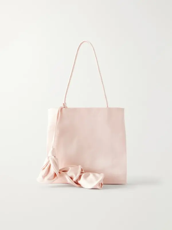 Magda Butrym Julia Satin Tote - Pink
