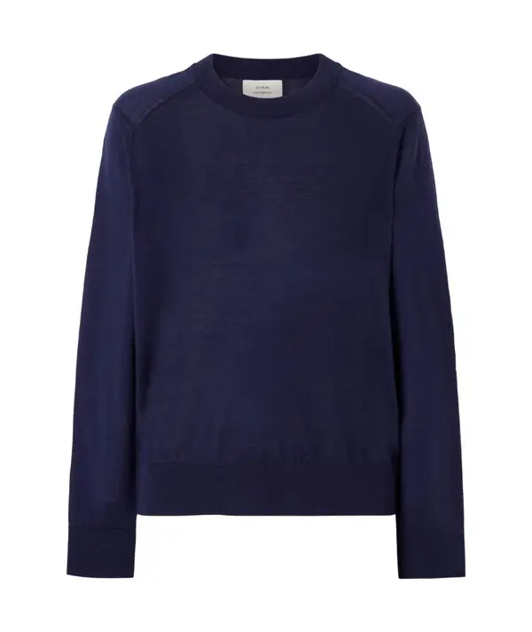 Loulou De Saison Ditto Ribbed Cashmere Sweater - Blue