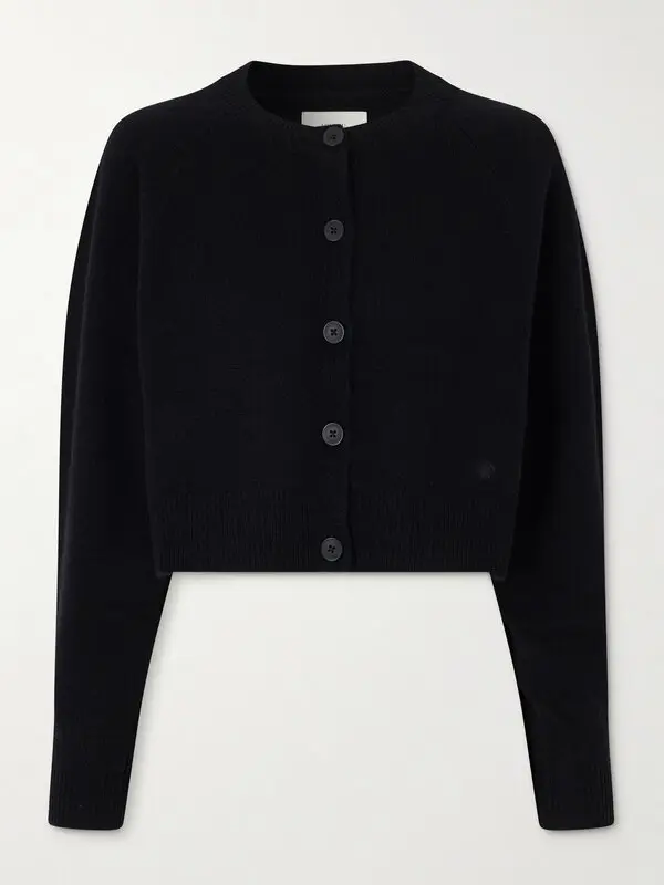 Loulou De Saison Cashmere Cardigan - Black