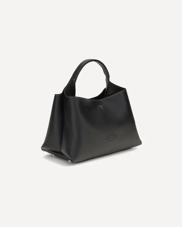 TOD'S Micro Leather Handbag - Black