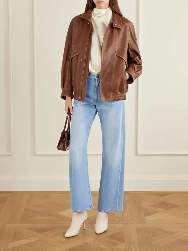 Manolo Blahnik Insopo 90 Leather Ankle Boots