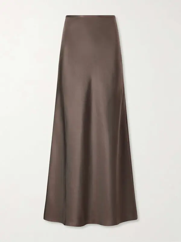 Loulou De Saison Eli Silk Maxi Skirt