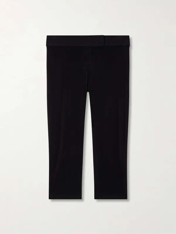 Magda Butrym Cropped Mesh Skinny-leg Pants