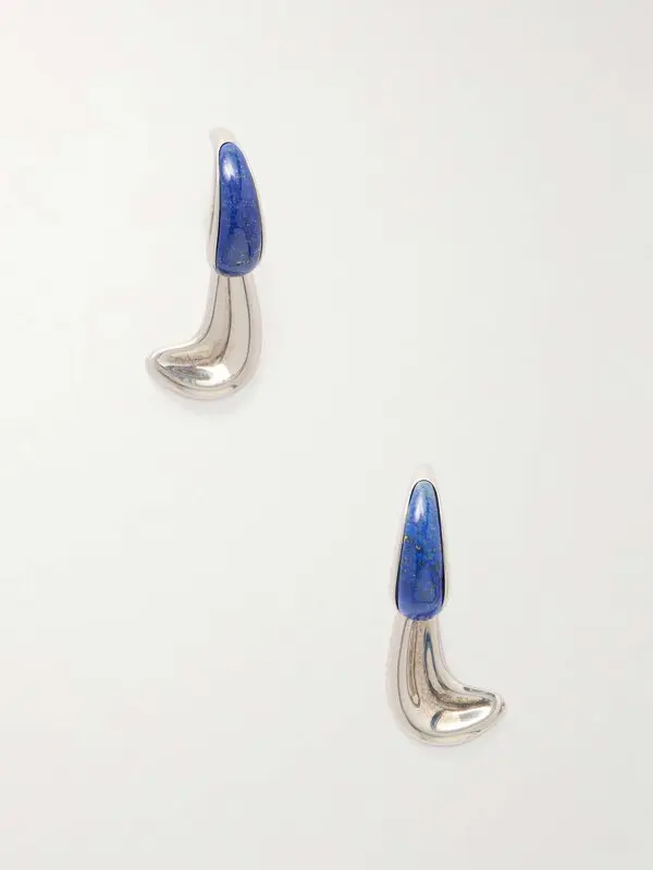 Khaite Cyclone Silver-tone Drop Earrings