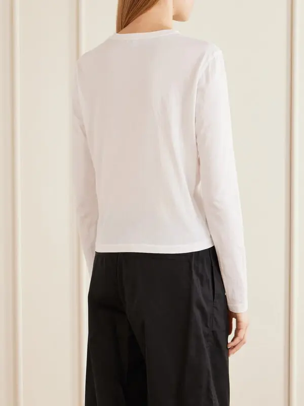 JAMES PERSE Cotton-jersey T-shirt - White